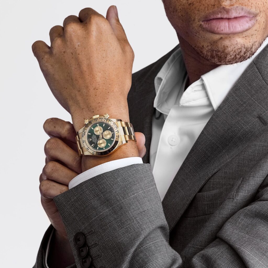 Rolex Daytona 126508 ‘John Mayer 2.0’ Yellow Gold Bright Green and ...